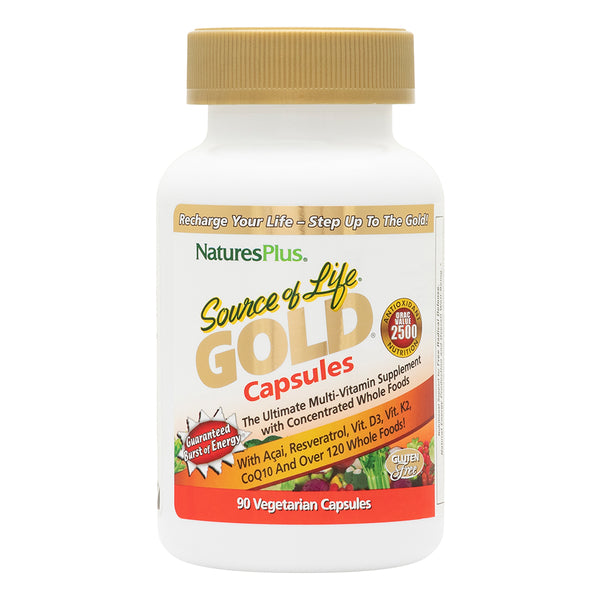 Source of Life® GOLD Multivitamin Capsules - NaturesPlus